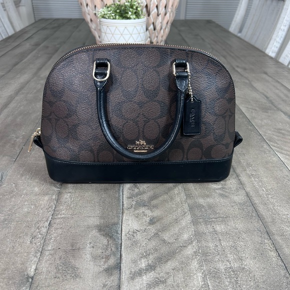 Coach | Bags | Coach Mini Sierra Satchel F58287 Color Block Signature ...